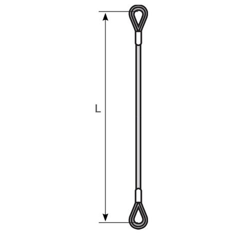 Steel wire rope sling - type 7 | Haklift