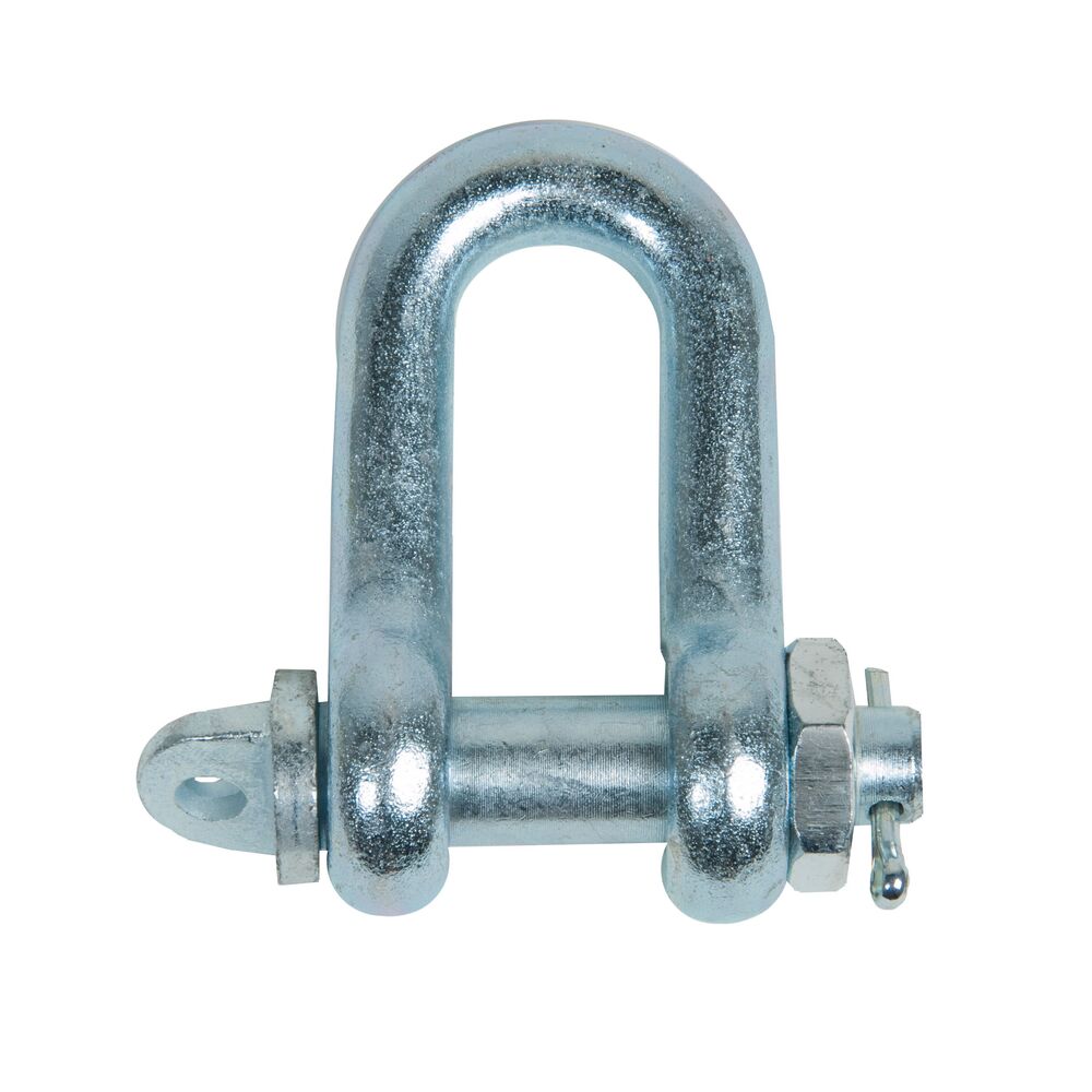 Electro galvanized shackles with locking DIN 82101 | Haklift