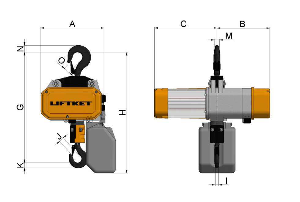 LIFTKET STAR Hoist 230V | Haklift