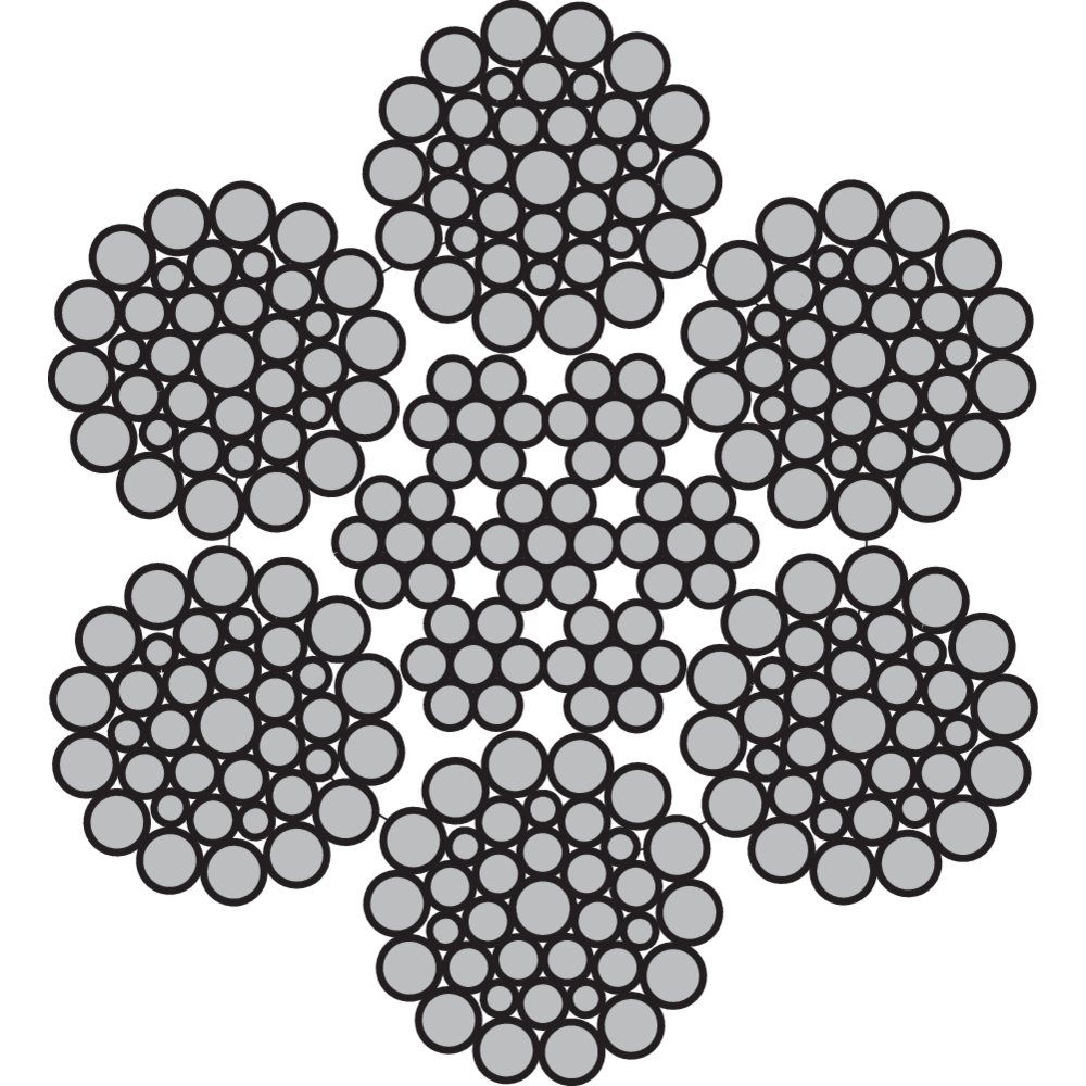 6x36WS-IWRC - Steel wire rope, lifting wire | Haklift