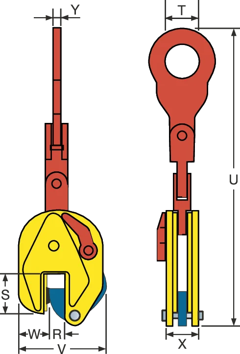 Vertical Lifting Clamp TSMP/TSEMP/STSMP | Haklift
